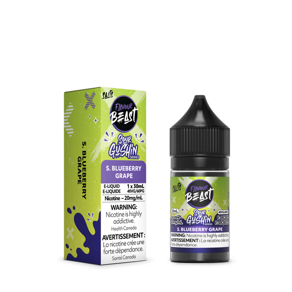 Sour Gushin Blueberry Grape Flavour Beast E-Juice Keswick Alliston ...